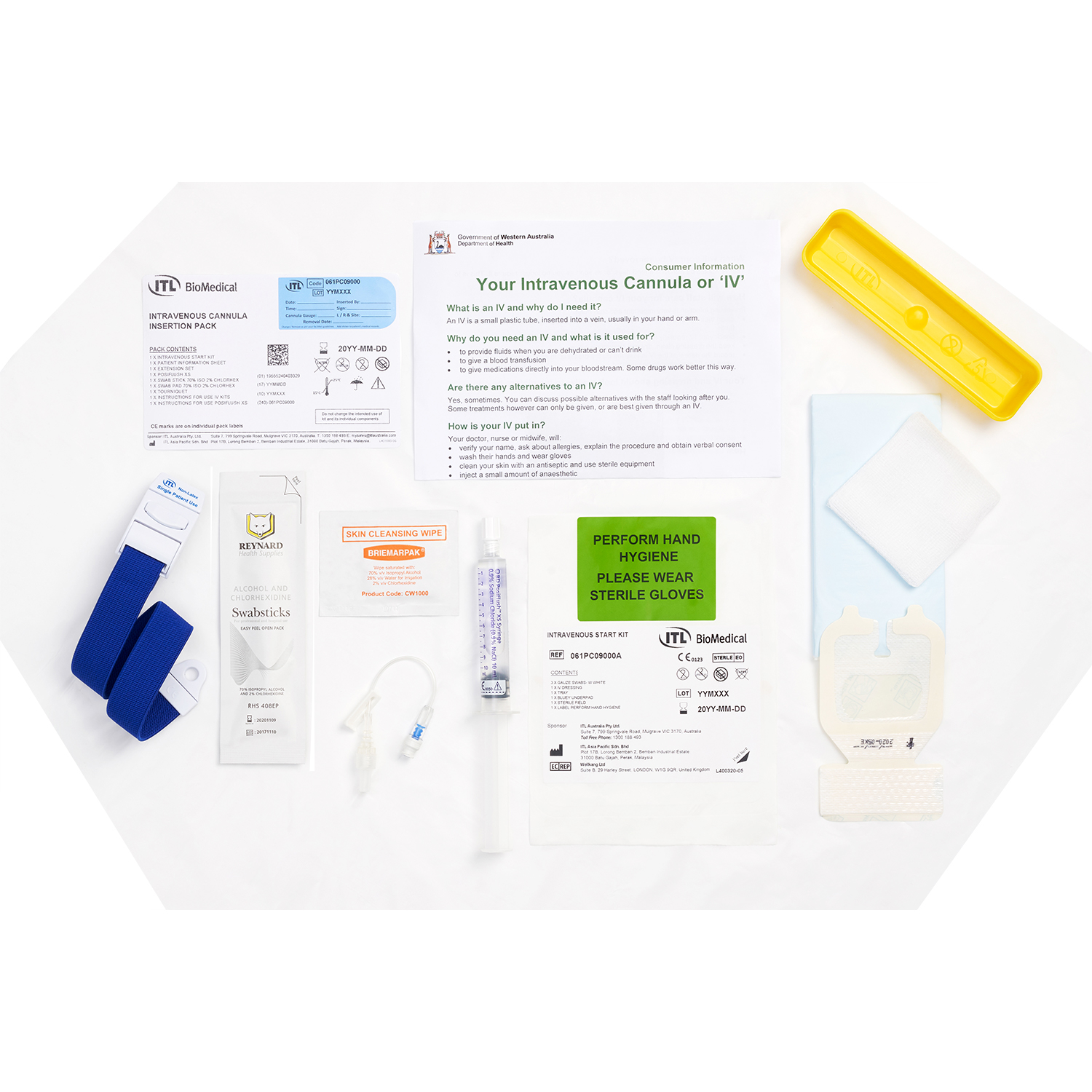 ITL BioMedical: INTAGREL Intravenous Cannula Packs for Difficult Access