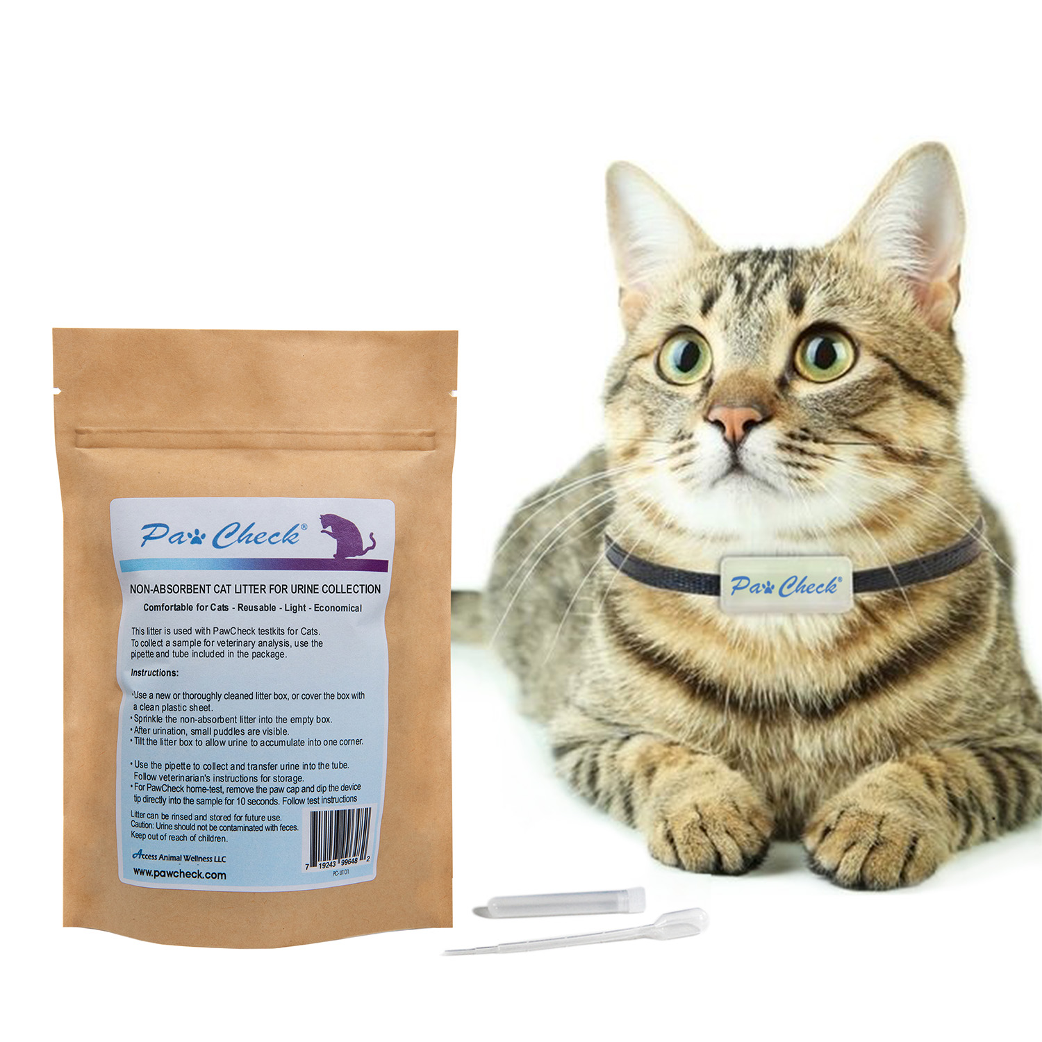 PawCheck® Cat Litter for Urine Collection | PawCheck® | ITL BioMedical