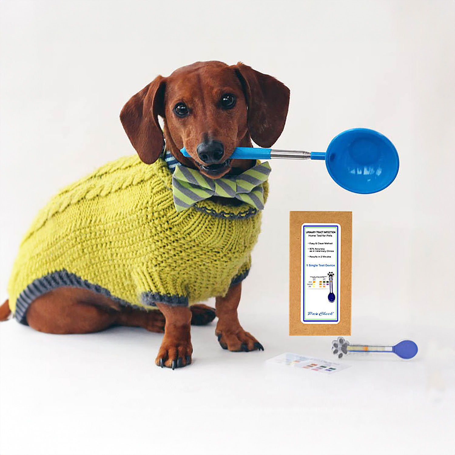 PawCheck® UTI Test Kit for Dogs with Reusable P-Scoop® Urine Collector ...